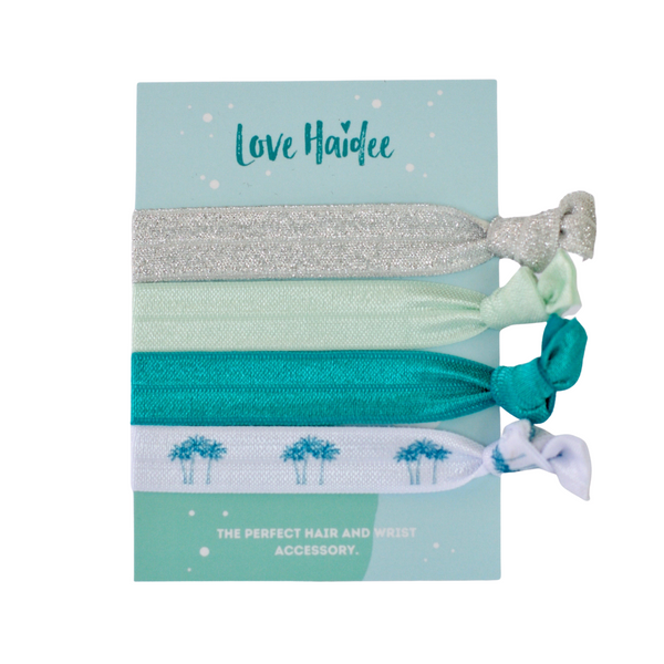 Girls No-snag Fabric Hair Ties Set - Love Haidee